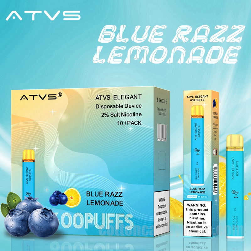 Elf Bar 600 Disposable Blue Razz Lemonade 600 Potahů Nejlevnější